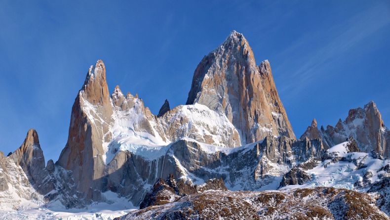 El monte Fitz Roy fue reconocido Montaña Turística de Fama Mundial