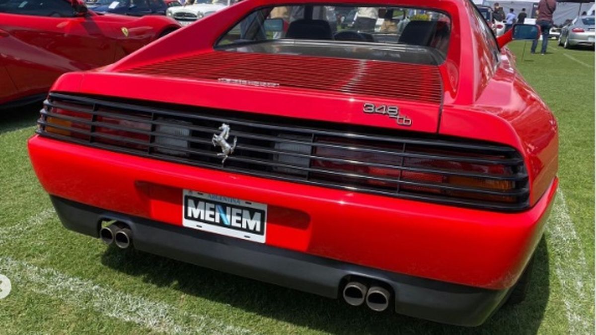 La Ferrari de Menem en Pilar
