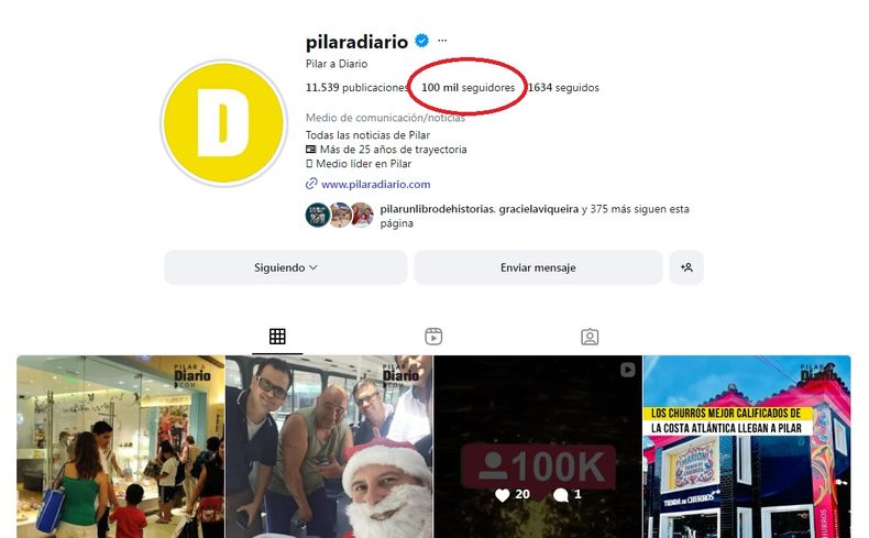 El Diario alcanzó los 100 mil seguidores en Instagram