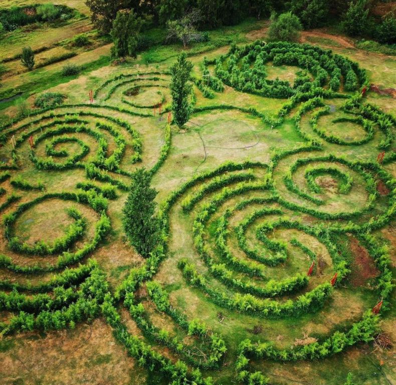 Un viaje al Laberinto Pampa de experiencias sensoriales, en San Antonio ...