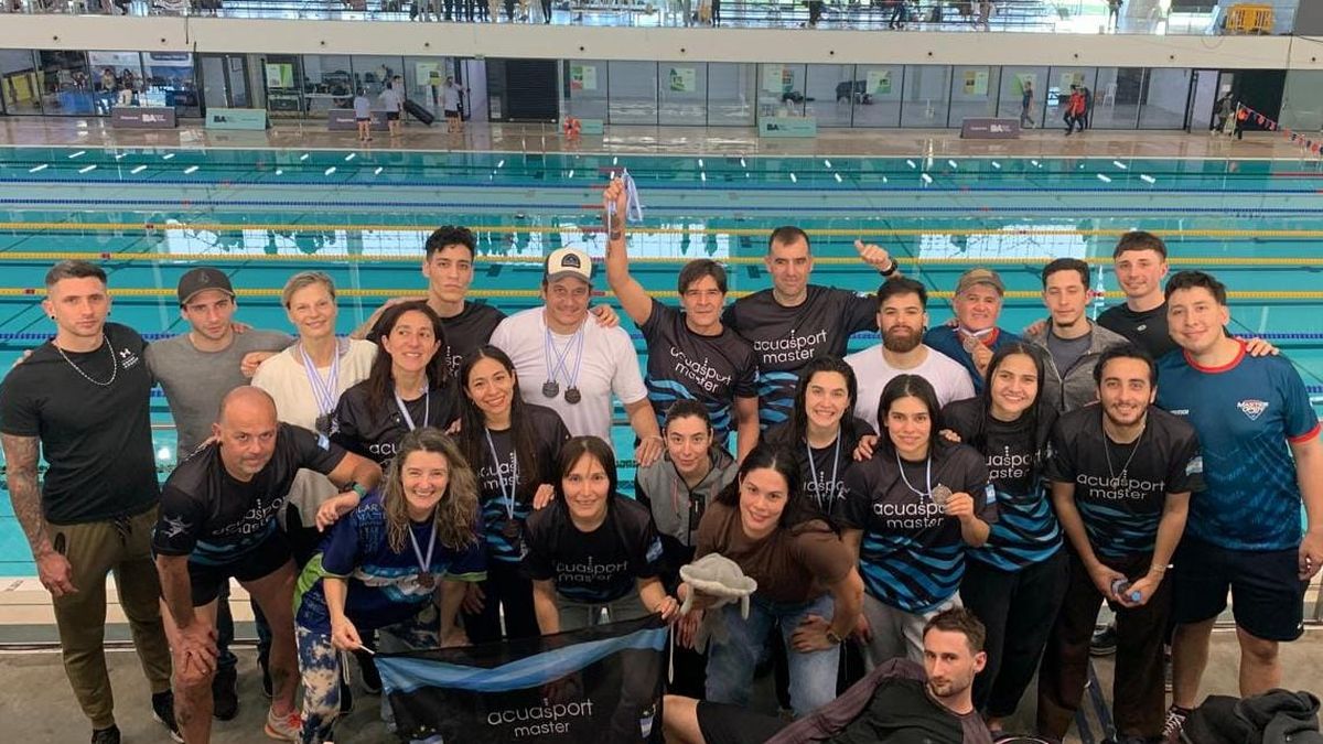 Nadadores pilarenses cosecharon 15 podios en Parque Roca