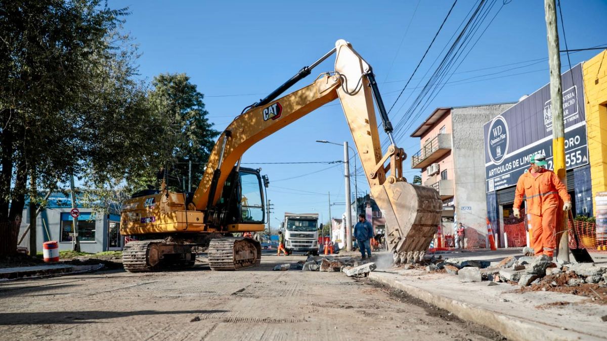 Avanza el ensanche de la ruta 8 en la zona comercial del centro