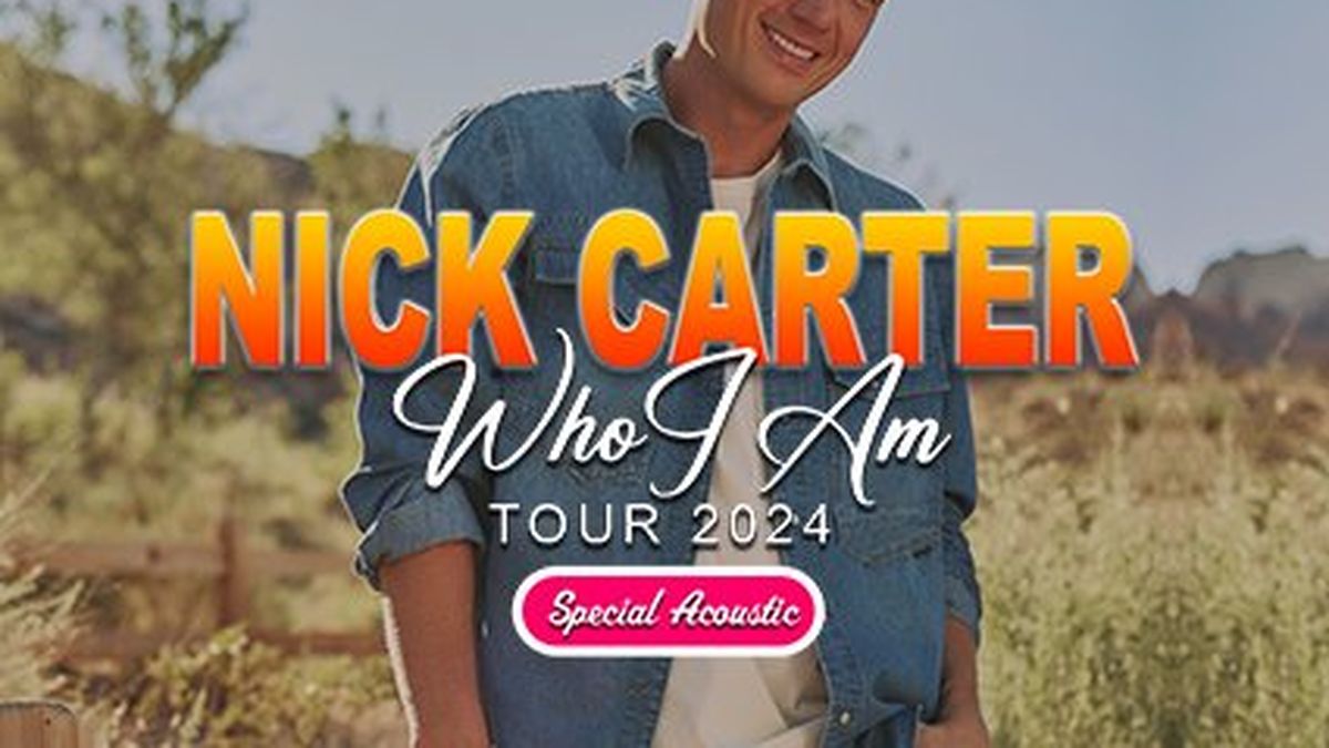 Nick Carter invita a los pilarenses a su show en el Teatro Gran Pilar