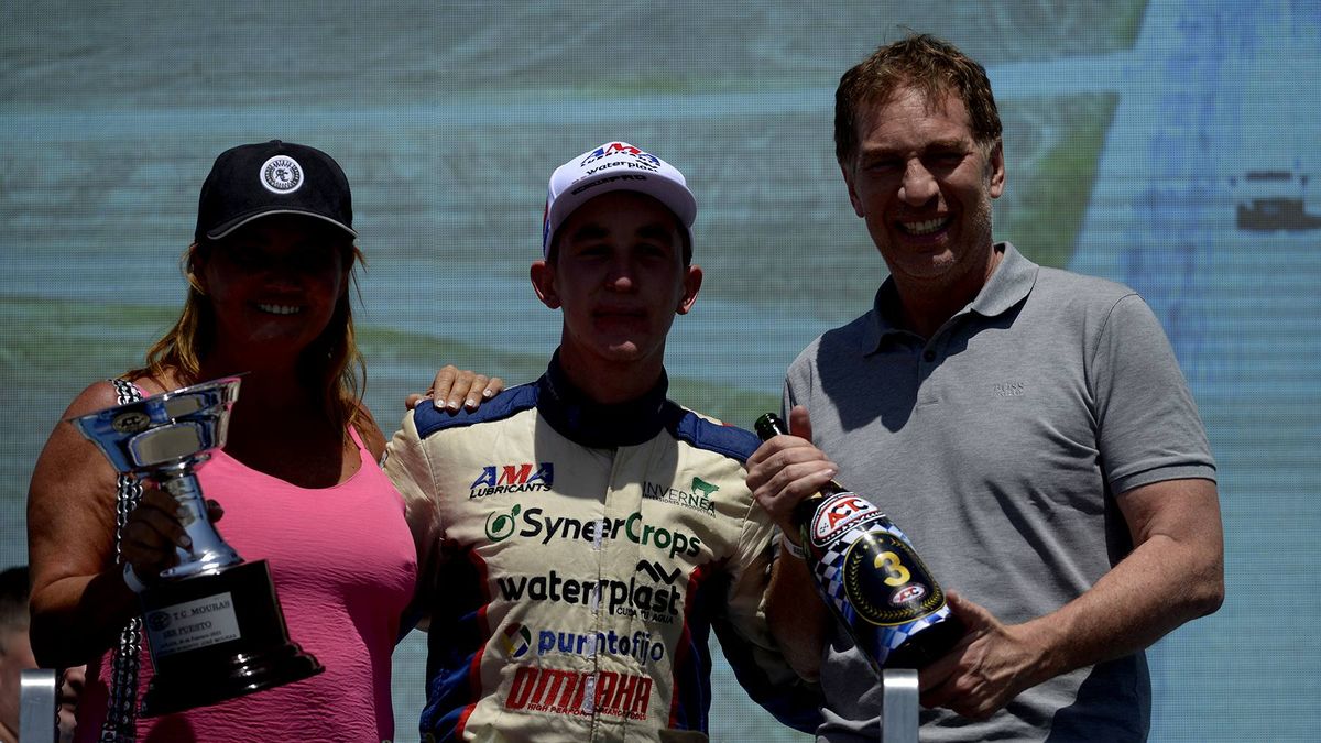 Nicanor Santilli Pazos al podio